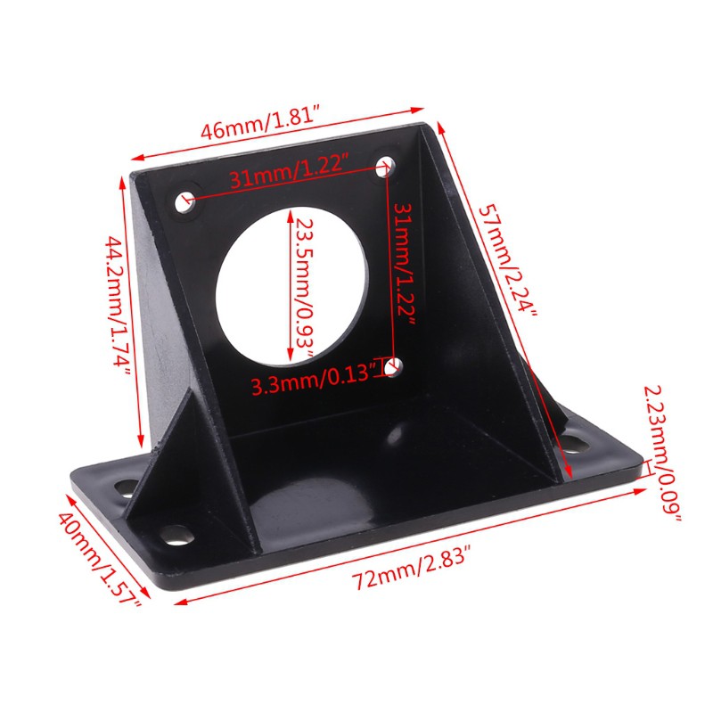 NEMA 17 Steppr Motor Accessories Plastic Bracket Support Mounting L ...