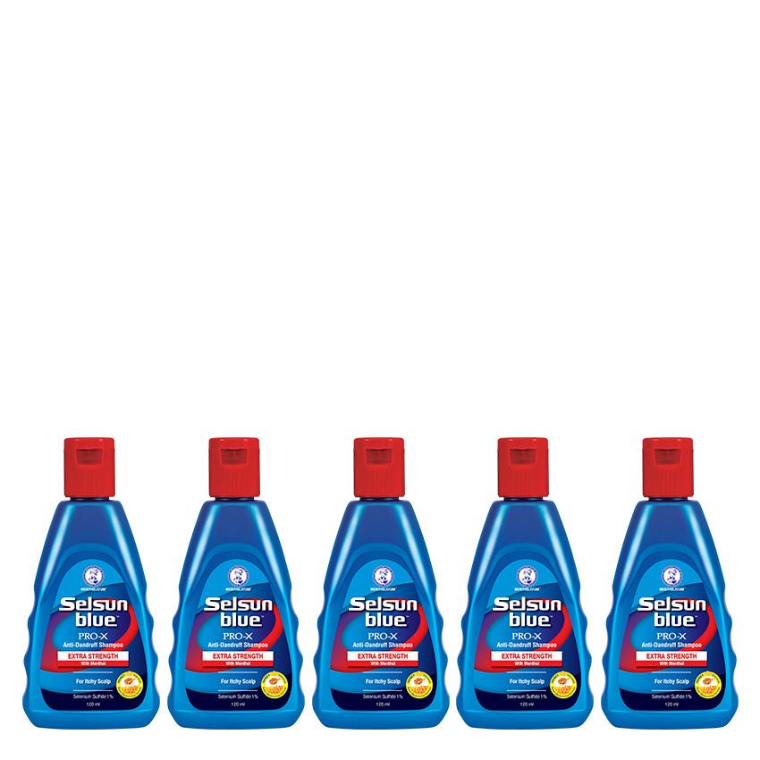Selsun Blue Pro-X Anti-Dandruff Shampoo Bottle (5-PACK) | Shopee ...