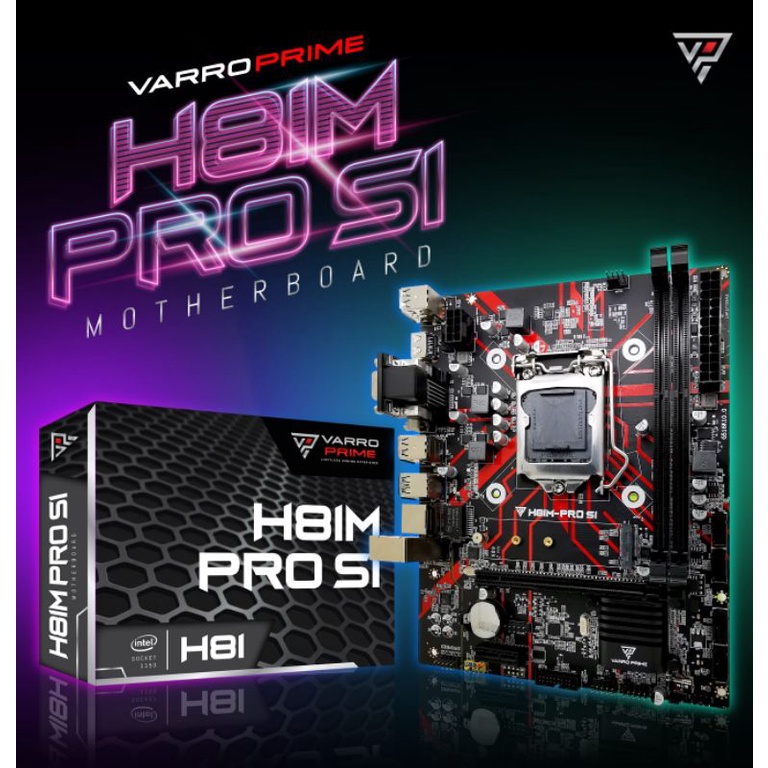 Gaming MOTHERBOARD H81M PRO S1 VARRO SUPPORT NVME Official | Shopee ...