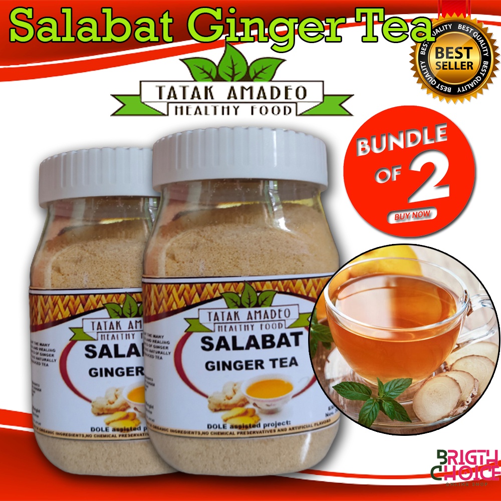 (Bundle of 2) Amadeo Salabat Ginger Tea 350g (Bottle) | Shopee Philippines