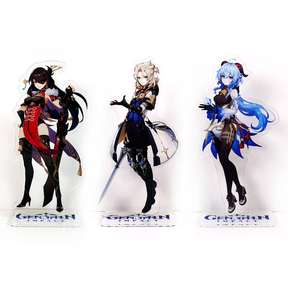Genshin Impact characters Beidou Albedo Ganyu acrylic stand figure ...