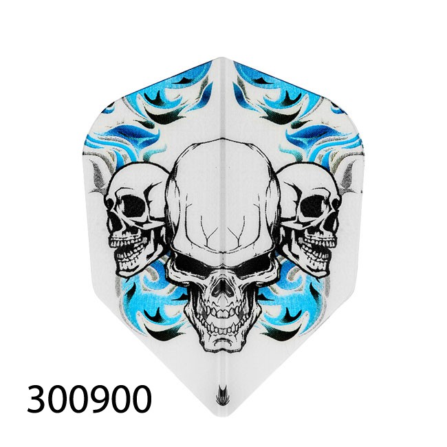 15pieces TARGET DARTS Skull Pro 100 Microns Flights No6 Dart Flights ...