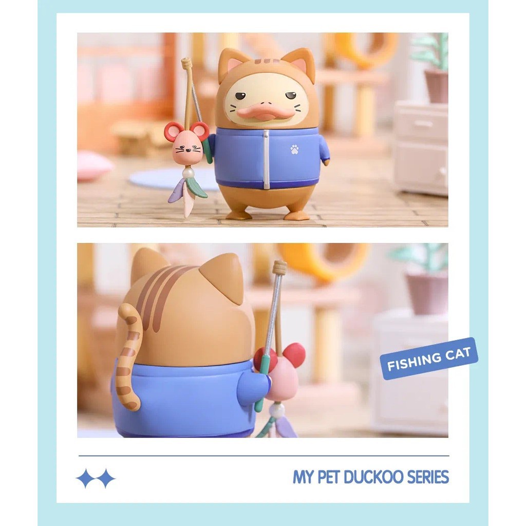 [Genuine] DUCKOO Pet story series blind box POP MART doll Cute Figures ...