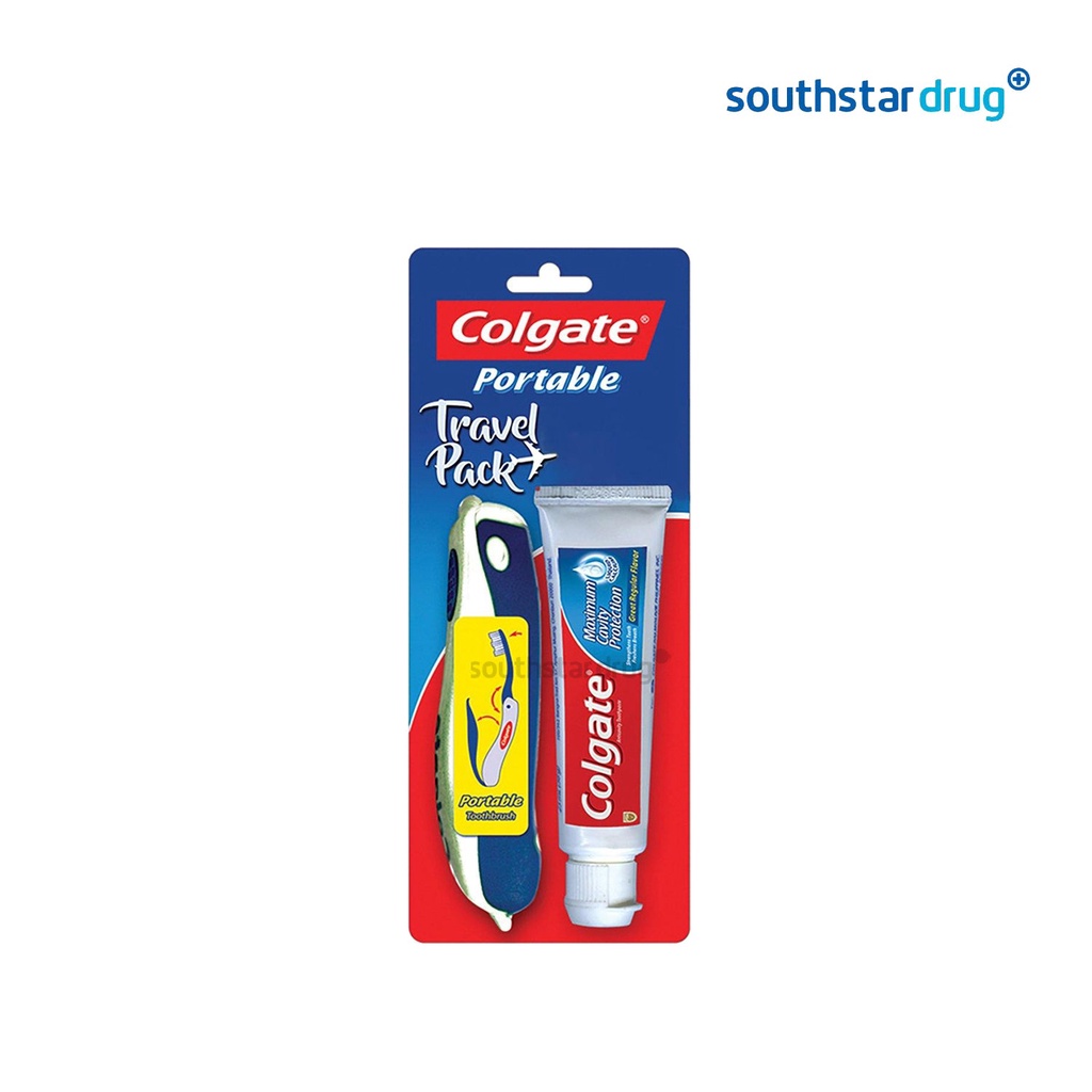 Colgate Portable Travel Pack Toothbrush | Shopee Philippines