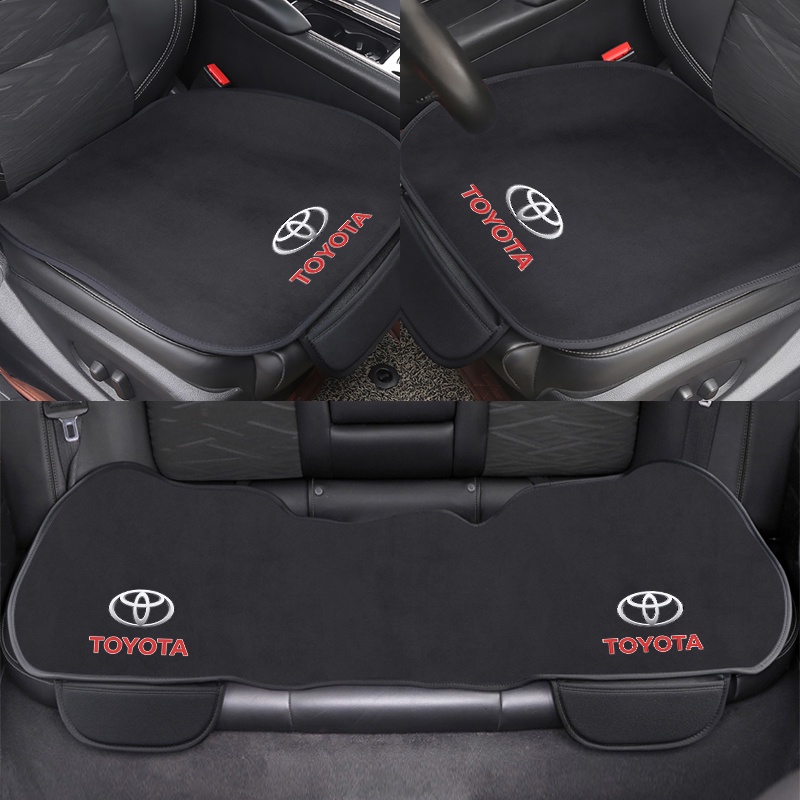 Car Seat Cover for TOYOTA Plush Seat Cushion Set Anti Slip Soft Cushion ...