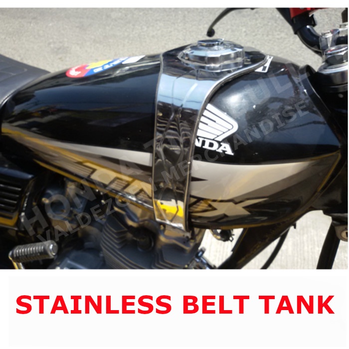 TMX 125 Alpha BELT TANK SUPPORT OR DESIGN Stainless | Shopee Philippines