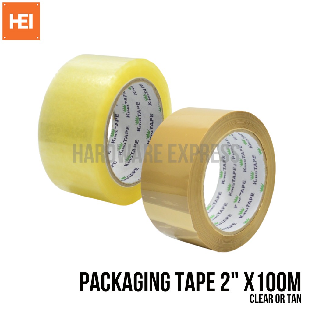 king-tape-packaging-tape-2-x-100-meters-exact-length-shopee