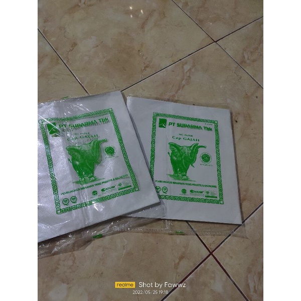 PUTIH White rice wrapping paper/kfc rice paper/kfc paper, 100 packs ...