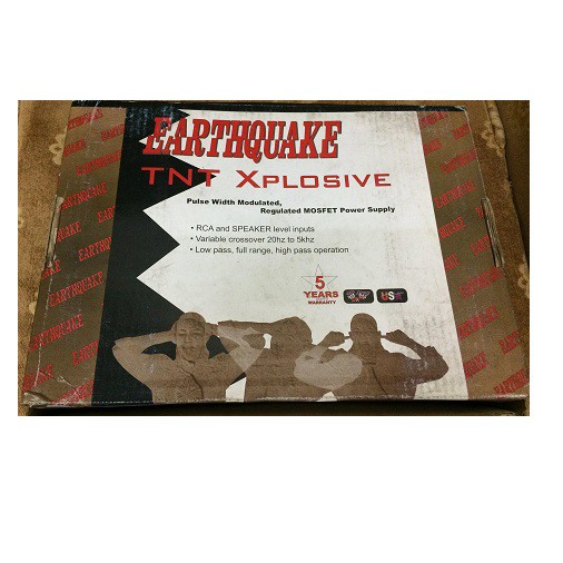 EARTHQUAKE TNT 600 Xplosive amplifier (BLACK) | Shopee Philippines