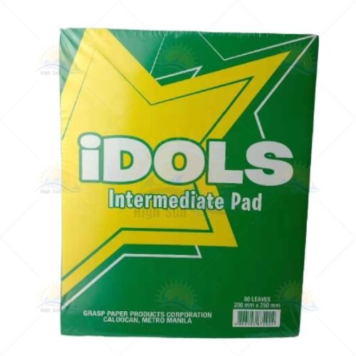 HS Idols Intermediate Pad Kids Writting Long Pad 80 leaves(10 pads ...