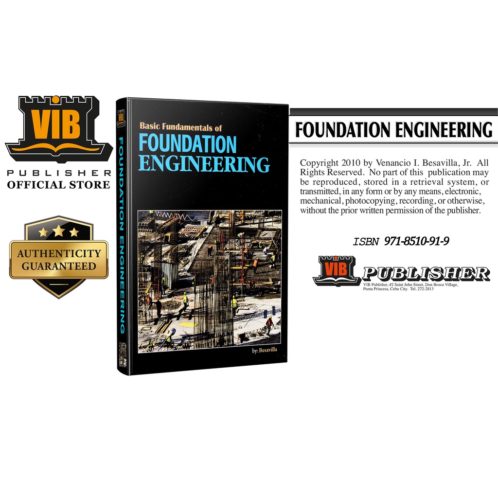 BESAVILLA Basic Fundamentals of Foundation Engineering | Shopee Philippines