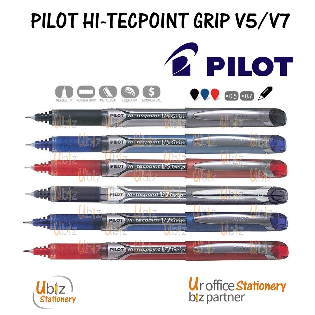 Pilot Hi-Tecpoint Grip V5/V7 | Shopee Philippines