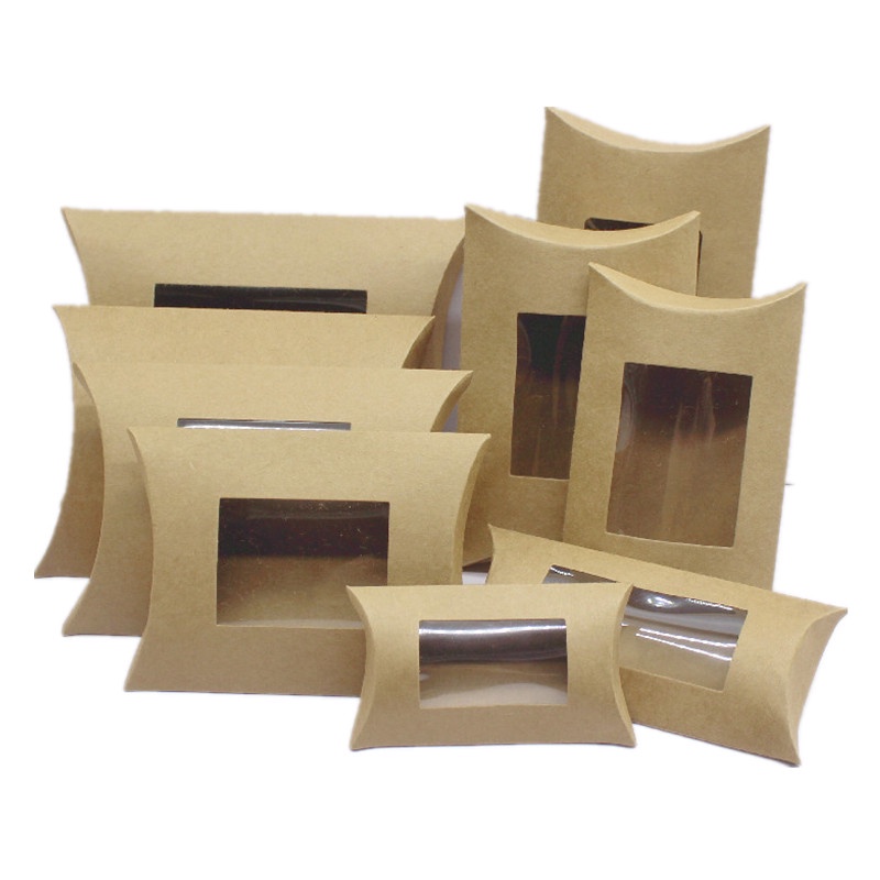 Multi size 5Pcs box 18x14x4cm/15x10x3cm 2022 New DIY Kraft Paper window ...