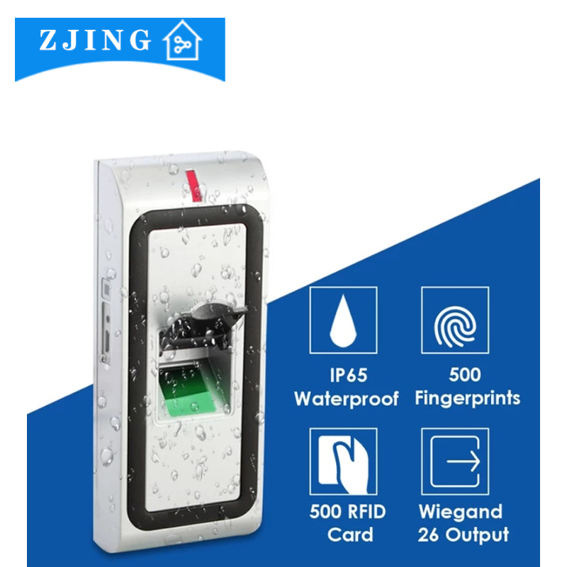 Metal IP65 Waterproof Biometric Fingerprint Access Control System 1000 ...