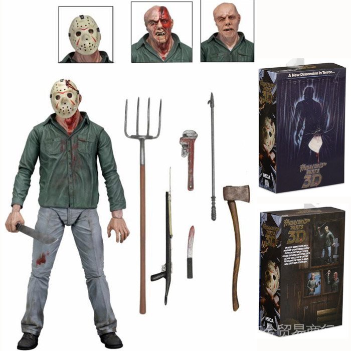 Genuine NECA Black Friday Third Part 4 Chapter 4 JASON Deluxe Edition ...