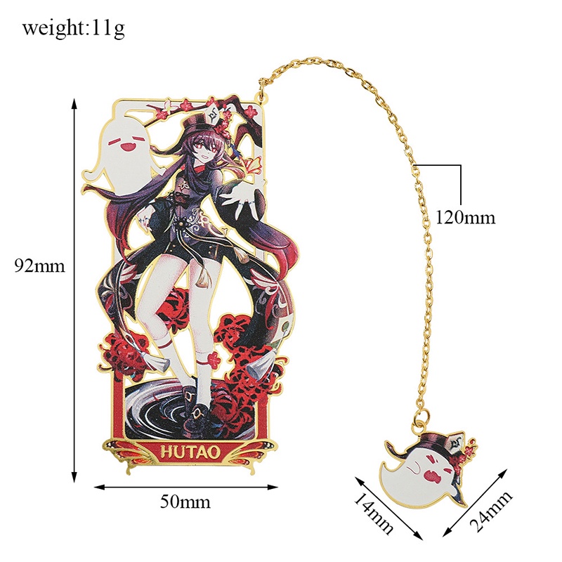 Genshin impact bookmark metal bookmark Raiden Shogun nahida kazuha ...