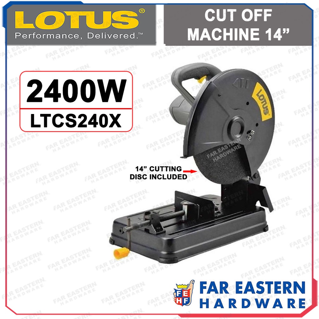 LOTUS LTCS240X Cut Off Machine 14" 2400W Chopsaw LTPTCD | Shopee ...
