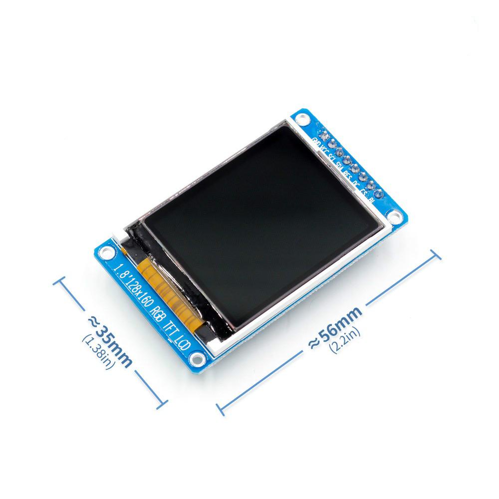 18 Inch Full Color 128x160 Spi Full Color Tft Lcd Display Module St7735s 33v Replace Oled 