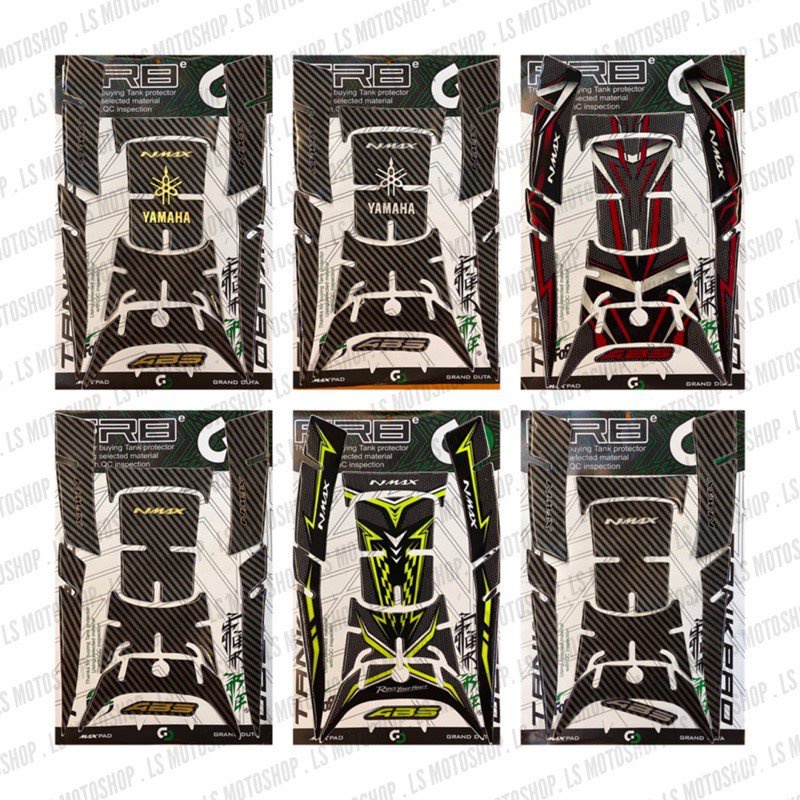 LS Carbon Full Tank Pad/ Deck Pad Sticker for Nmax 2020 v2 2021 v2.1 Y ...