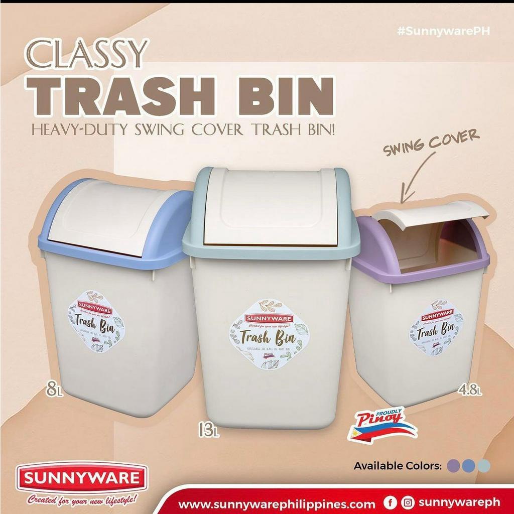 Sunnyware Mini Trash Bin 4.8L waste bin trash can #230 basurahan ...