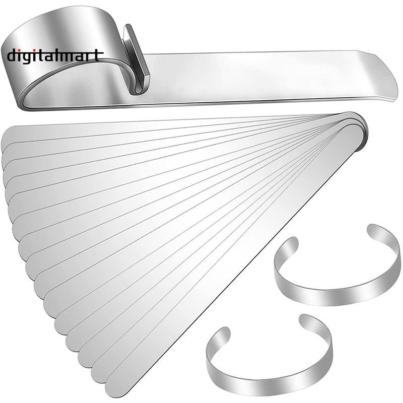 16 DIY Bracelet Bending Bar Kit,Aluminum Bracelet Blanks with Bending ...