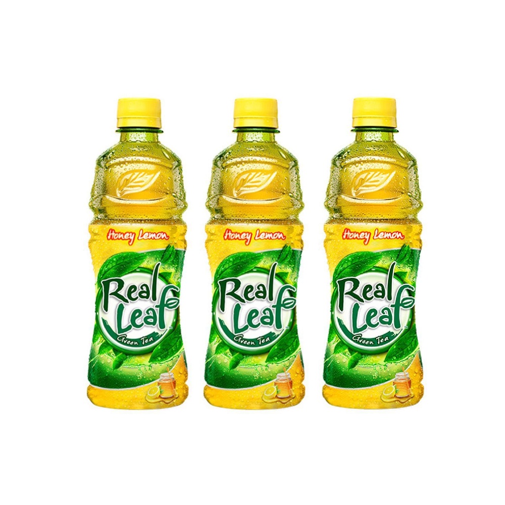 Real Leaf Green Tea Honey Lemon 480Ml - Pack Of 3 | Shopee Philippines