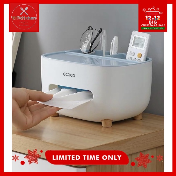 ECOCO Tissue Organizer Box Living Room Simple Multifunctional Creative Cute Remote Control ...