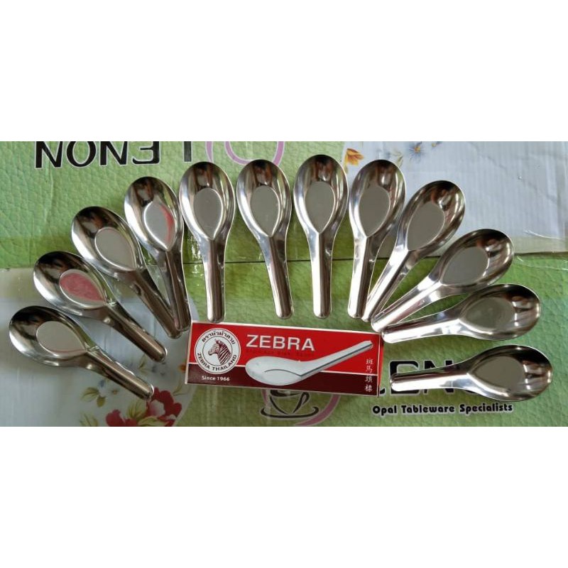 CHINESES SPOON(sudu sup zebra) | Shopee Philippines
