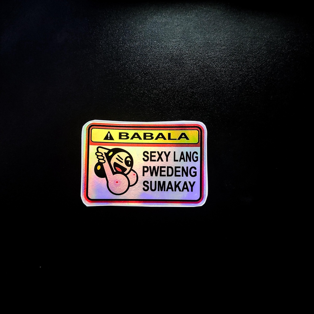 Hologram Motorcycle Car Sticker Helmet Visor Decals PART XII Babala ...