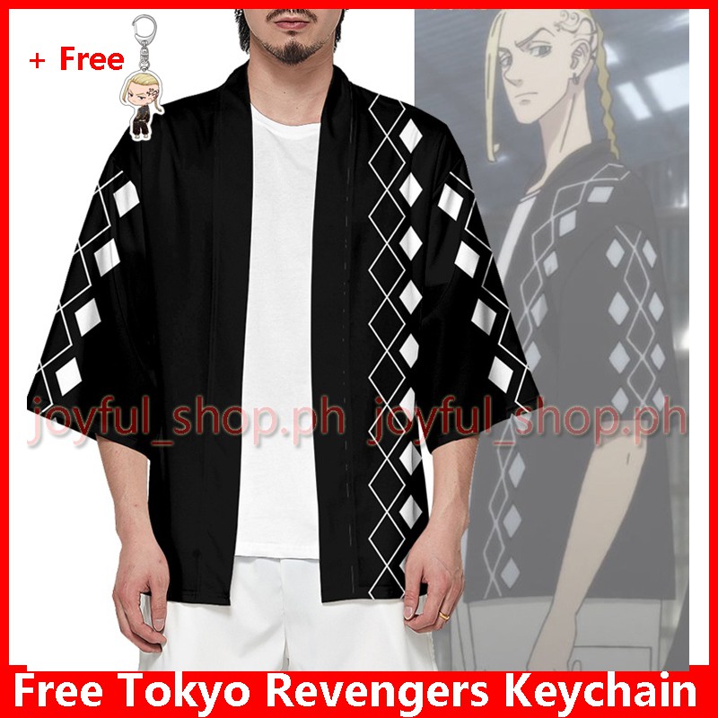 New Design Tokyo Revengers Draken Cosplay Costume Kimono Cardigan Men ...