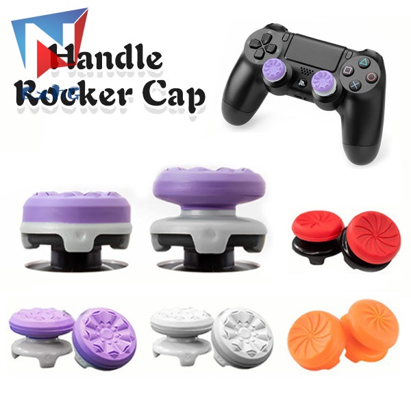 Wireless Controllers Silicone Analog Thumb Grip Stick Cover Game Remote ...