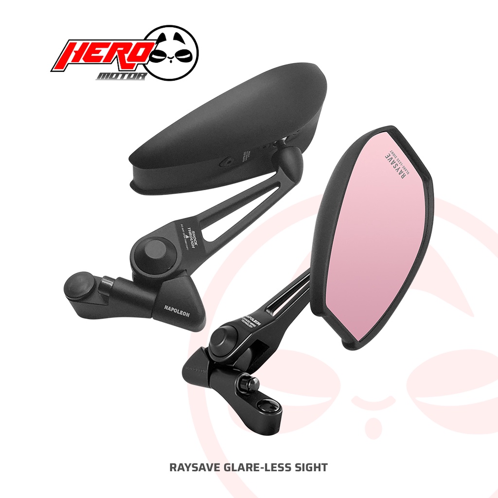 Street King Side Mirror Heavy Duty Anti-Glare Lens 360 Degree ...