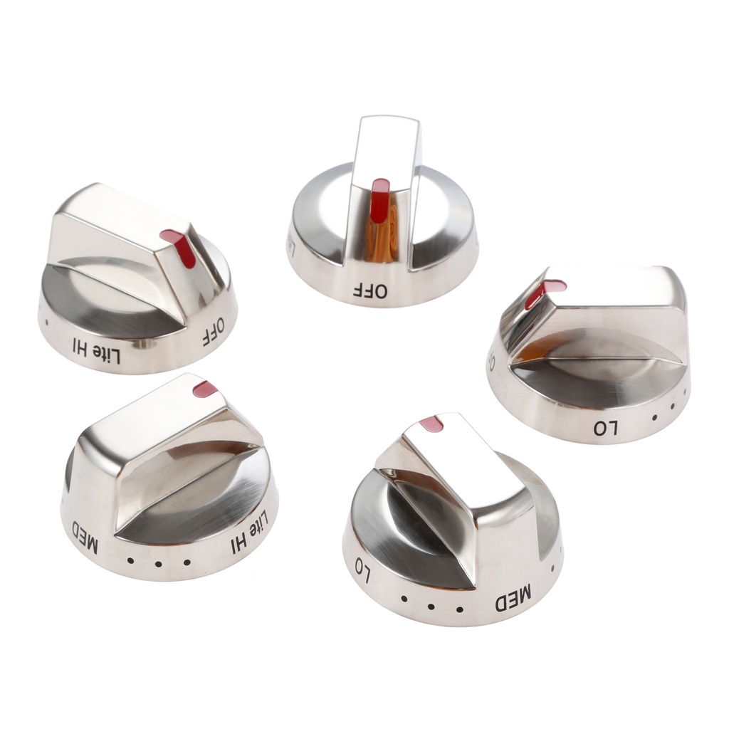 Snetman 5Pcs DG64-00473A Top Burner Control Dial Knob Replacement ...