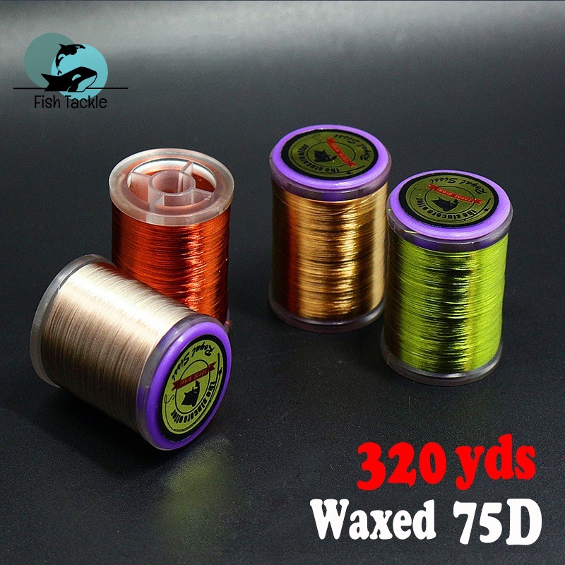 75D High Tensile Fly Tying Thread with Standard Bobbin 320yds/spool ...