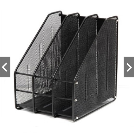 Wire mesh 3 - tier file frame/file bar/magazine rack. | Shopee Philippines