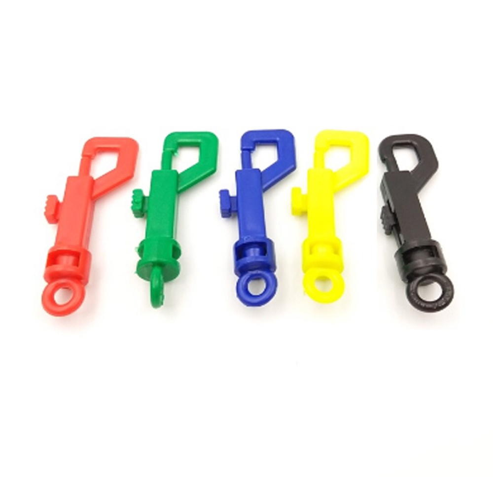 Fashion Color Spring Buckle Plastic P-type Safety Key Lock Bird cages ...