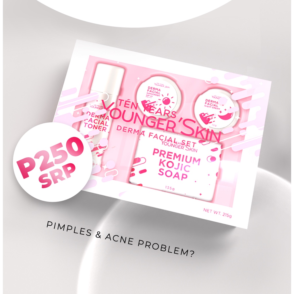TEN YEARS YOUNGER DERMA SET ( New Packaging) | Shopee Philippines