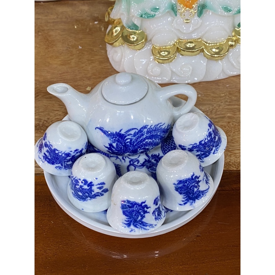Bat Trang ceramic worship tea set | Shopee Philippines