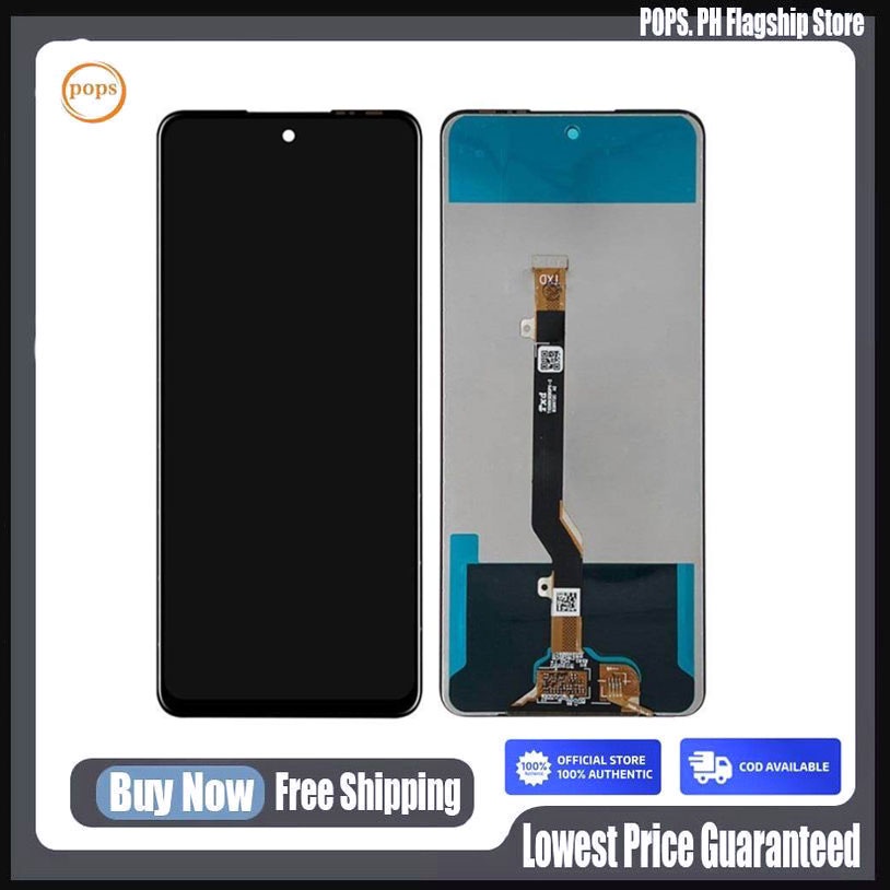 Tecno LCD Pova 3 LF7N Pova 2 LE7 LCD Digital Touch Screen Display Frame ...