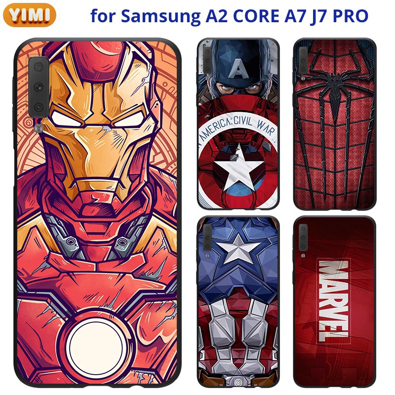 casing for SAMSUNG A13 A23 A33 A53 A73 A52S A03 A03S A52 A72 A12 M12 5G Cover Iron Man Soft Case ...