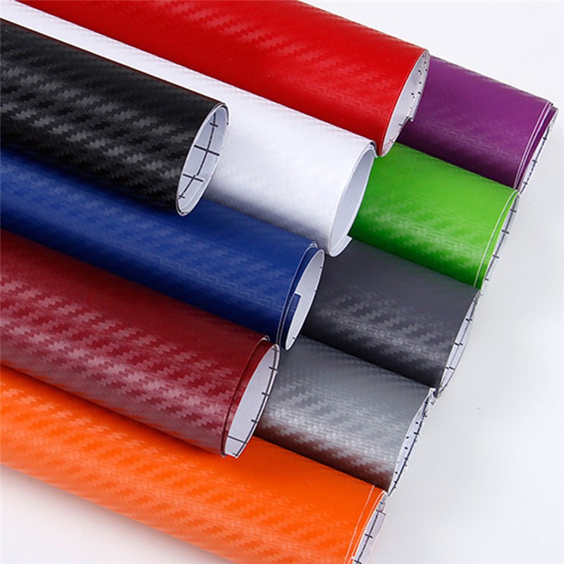 OM 3D 152cm 60Inch Fiber Wrap Vinyl Decal Film Sticker Car Air Release ...