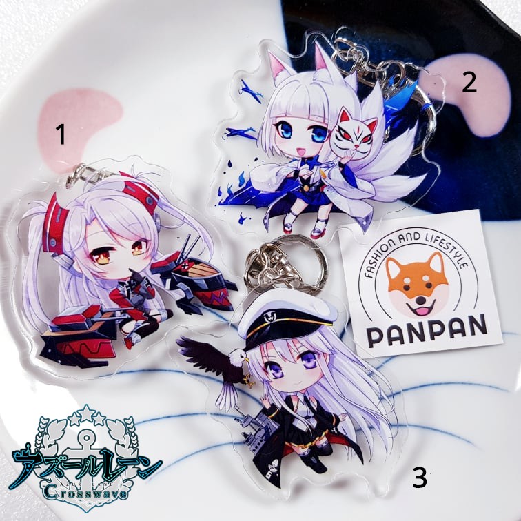 Azur Lane Mica Acrylic Anime Keychain (6cm) | Shopee Philippines