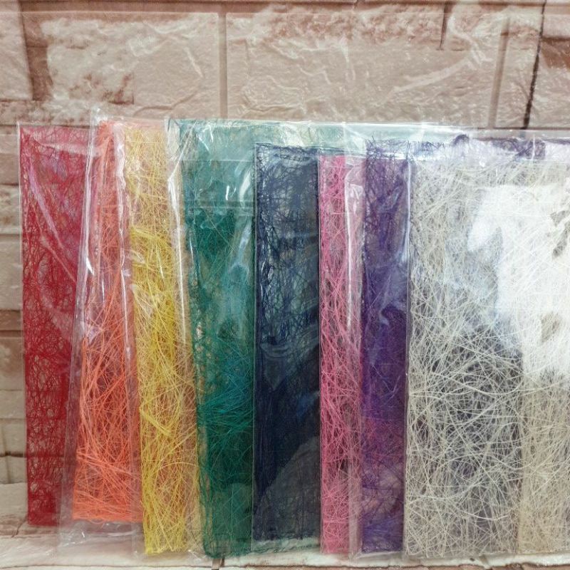 Abaca Mat Small DIY for Gift Wrapping and Crafts 10"×18" | Shopee ...