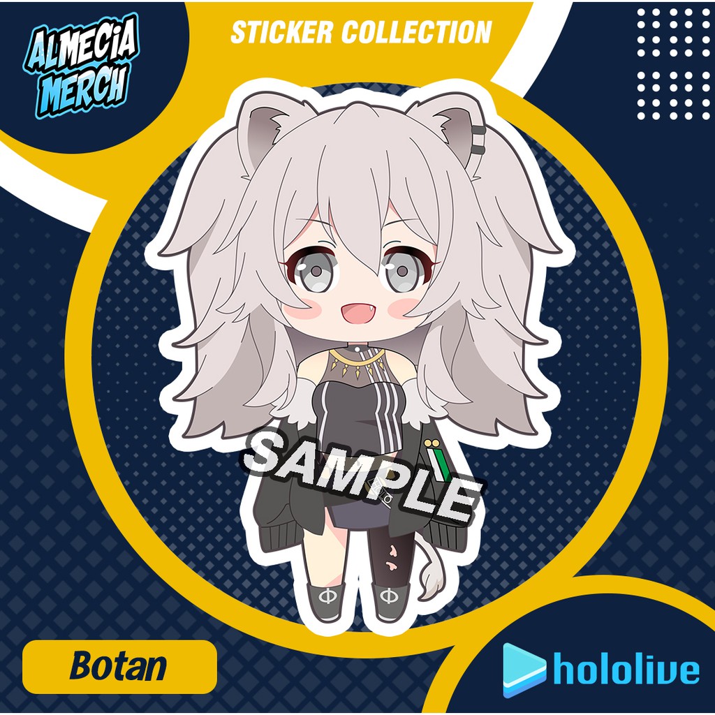 Hololive JP Shishiro Botan Sticker / Chibi Botan Sticker | Shopee ...