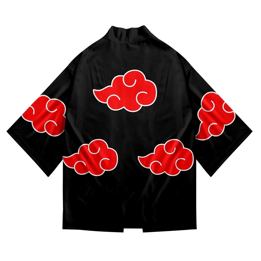 Anime Akatsuki sasuke cardigan kimono men's women summer japanese ...
