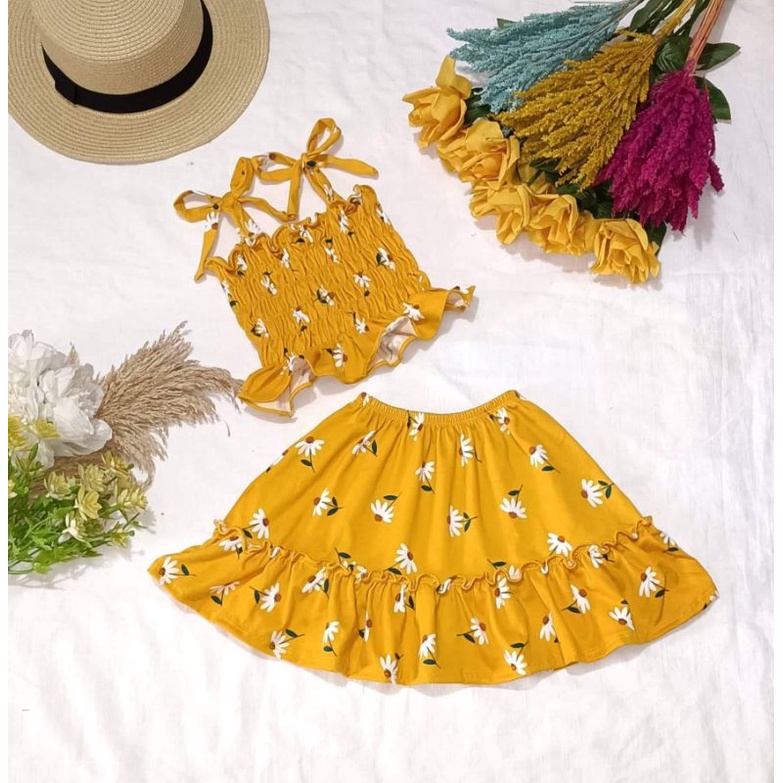 Smucking and Skirt Terno 3-5 y/o | Shopee Philippines