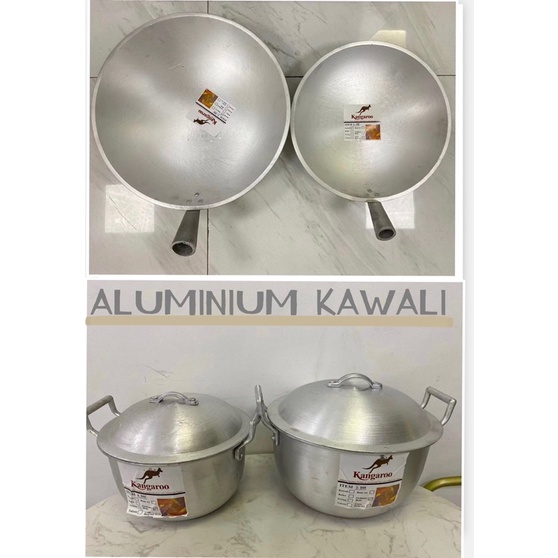 Aluminum Pan Kawali Frying Pan / Double handle kaldero cauldron pot ...