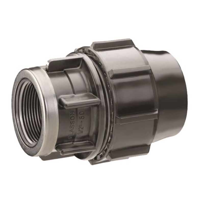 PE COMPRESSION FEMALE THREADED ADAPTOR( 1/2", 3/4", 1") | Shopee ...