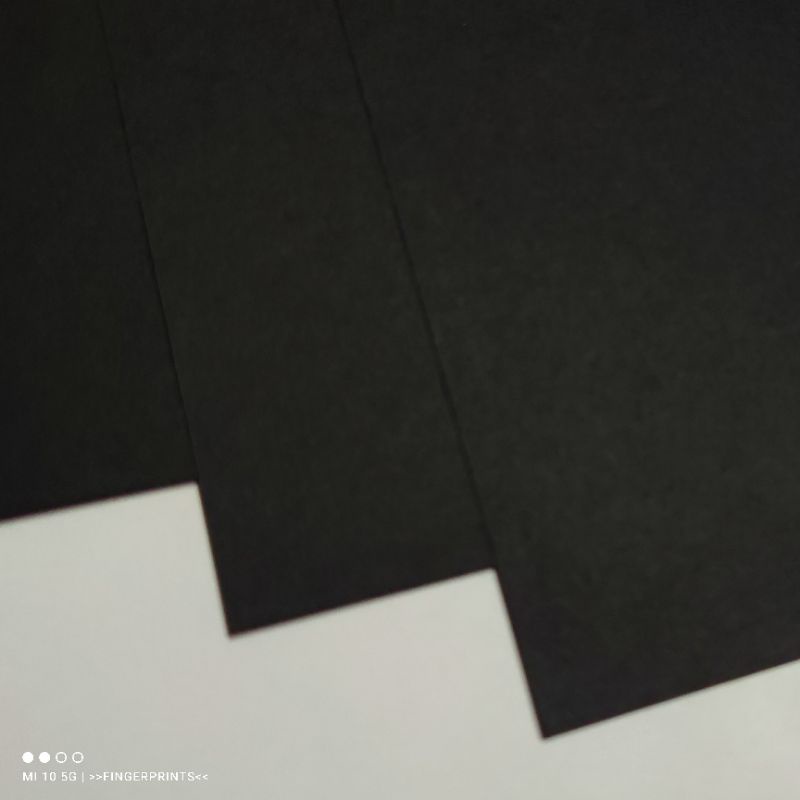 MATTE BLACK SPECIALTY PAPER SPECIALTY BOARD (10 Sheets 120gsm / 300gsm ...