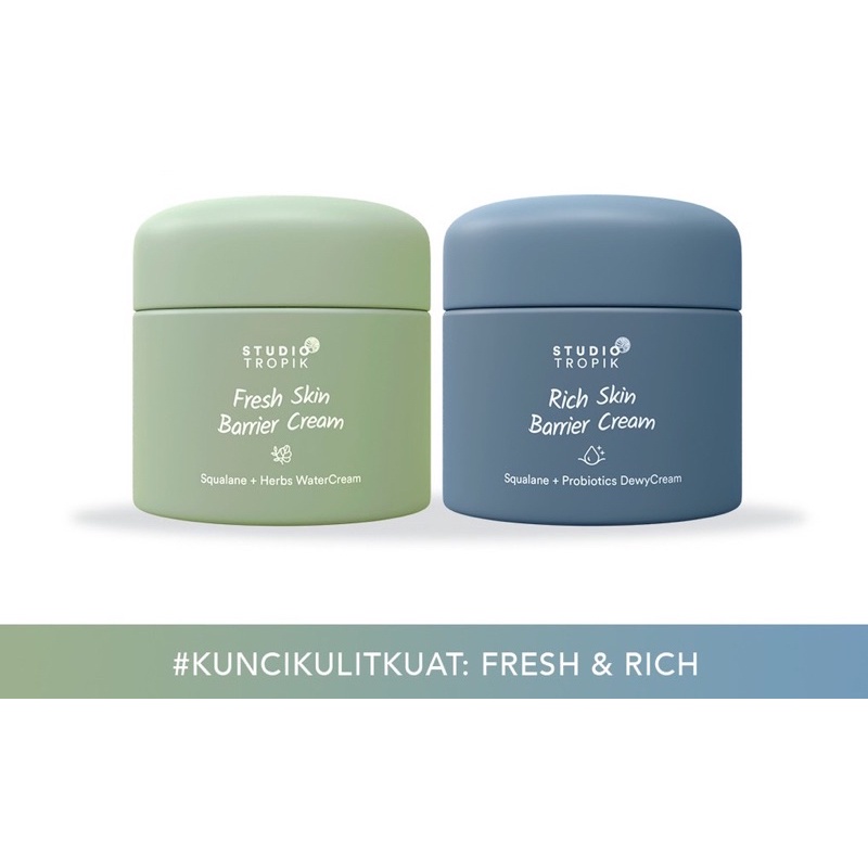 Studio Tropical Skin Barrier Cream Bundle 15gr 50gr: Rich Skin Barrier ...
